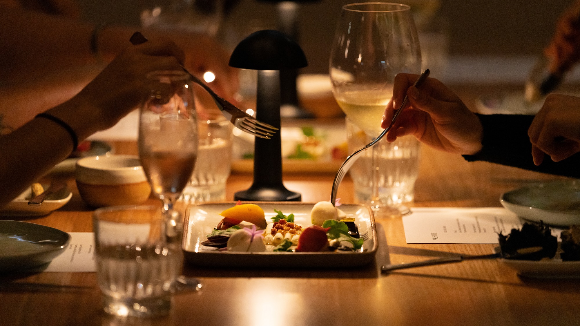 Palette - Gold Coast's Two Hat fine dining restaurant.